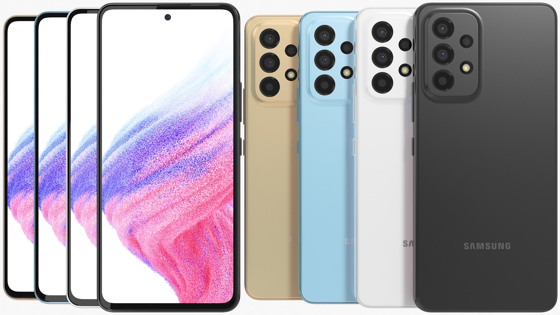 گوشی موبایل سامسونگ مدل Galaxy A53 5g ظرفیت 128 رم 8 گیگابایت هند